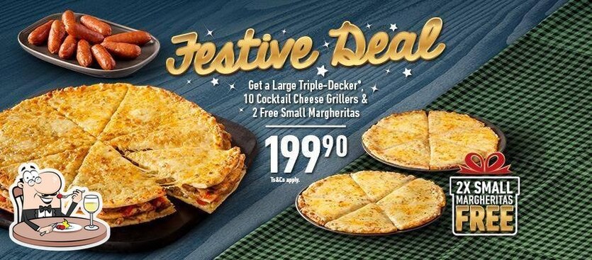 Menu au Debonairs Pizza restaurant, Tembisa, Section