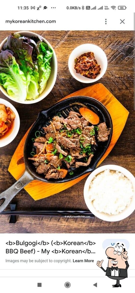Menu at Galbi-Gui, Agartala