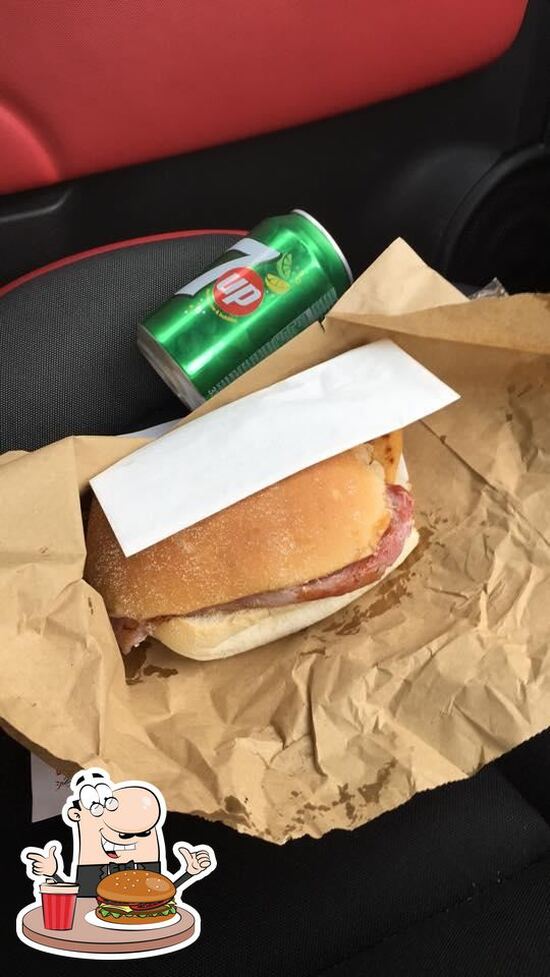 Menu at The Munch Box cafe, Loanhead