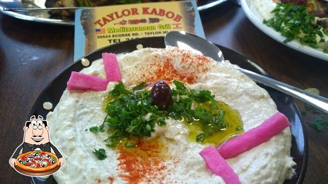 Menu at Taylor Kabob restaurant, Taylor