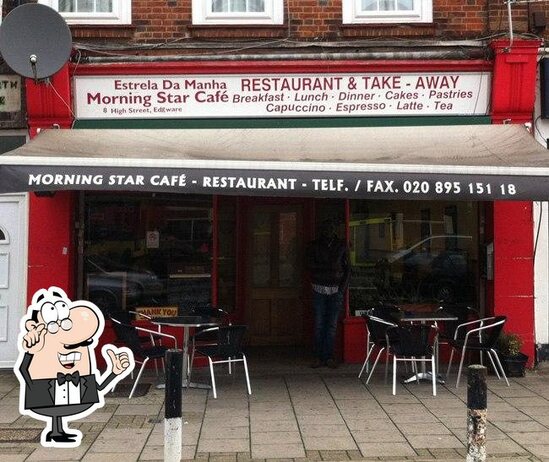 Menu at Morning Star Café cafe, Edgware