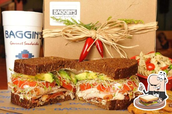 Menu at Baggin's Gourmet Sandwiches restaurant, Tucson, E Speedway Blvd