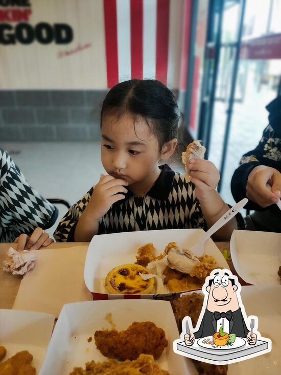 Menu at KFC ปตท.ท่ารั้ว restaurant, Choeng Doi