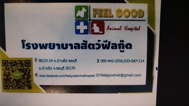 Menu at Feel Good Cafe, Ban Bueng