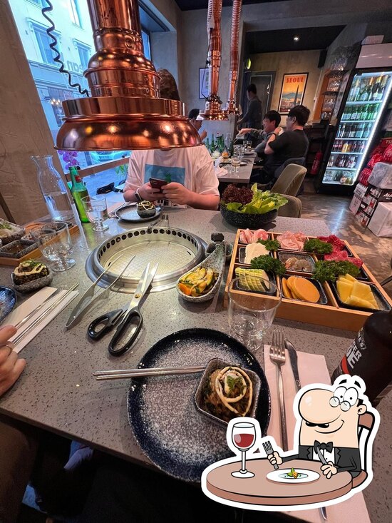 Menu at Nabi Korean BBQ, Helsinki