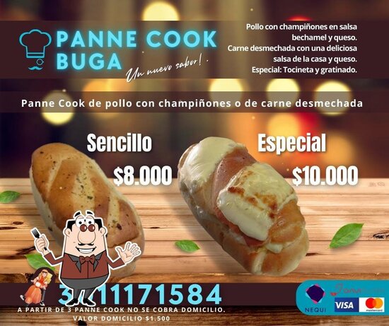 PANNE COOK BUGA, Guadalajara de Buga - Menú del restaurante, precios y ...