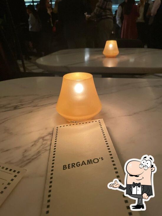 Menu at Bergamo’s pub & bar, West New York