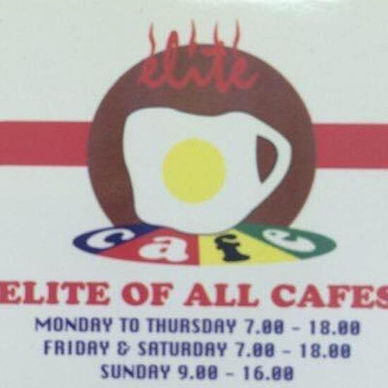 Menu at Cafe Elite, Harlow, 5 The Rows