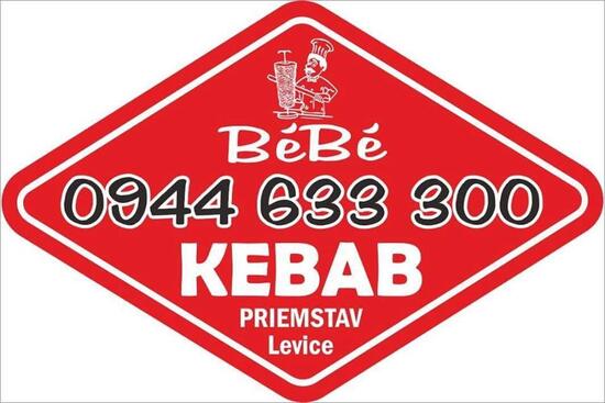 Menu at Bebe kebab restaurant, Levice