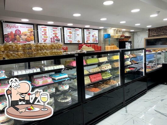 Menu at Aysha Sweet Centre restaurant, Oldham