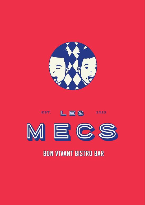 Menu at Les Mecs, Hasselt
