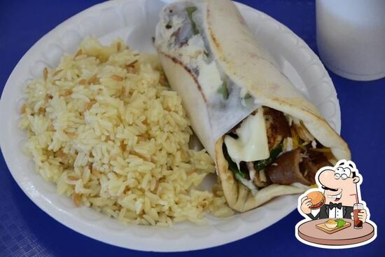 Menu at Queen Gyro restaurant, Shelbyville