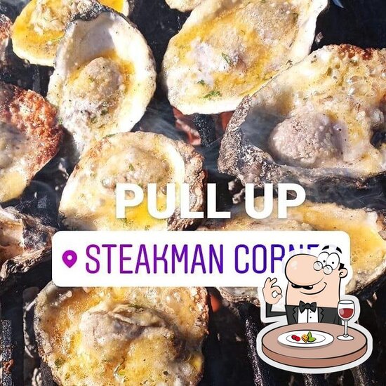 Menu at Steakman Corner restaurant, New Orleans