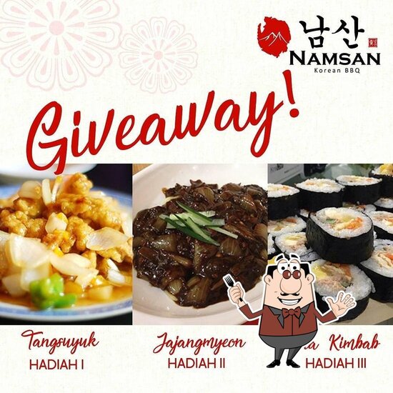 Menu at Namsan Gold Korean BBQ, Makassar