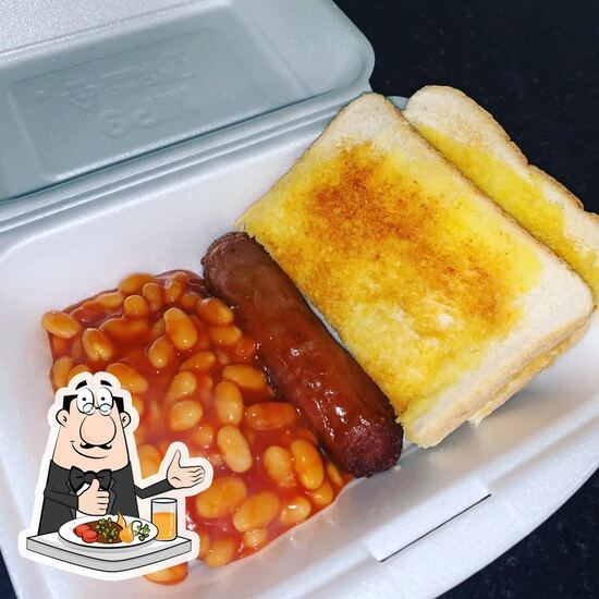 Menu at The Munch Box Cafe, Wednesbury