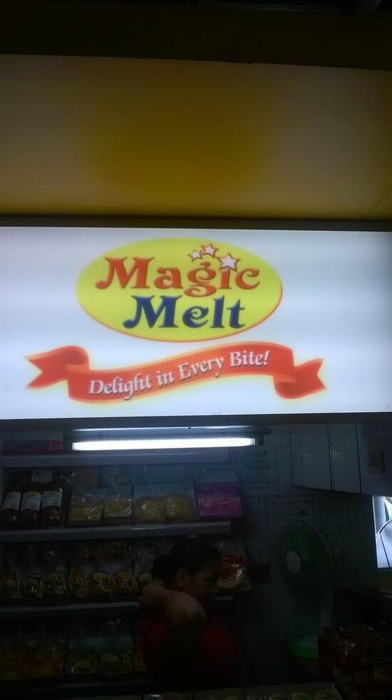Menu at Magic Melt, Makati, Ayala Station