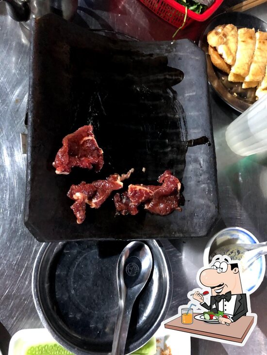 Menu at Bò Nướng Duyên Béo restaurant, Hai Phong