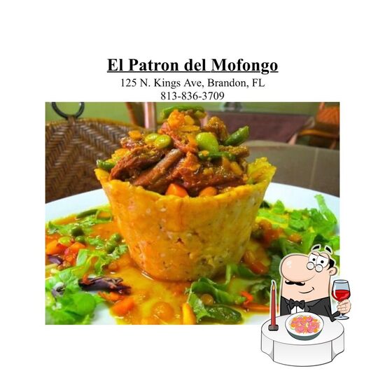 Menu at El Patrón Del Mofongo restaurant, Brandon