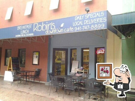 Menu at Robin's Downtown Cafe, Bradenton