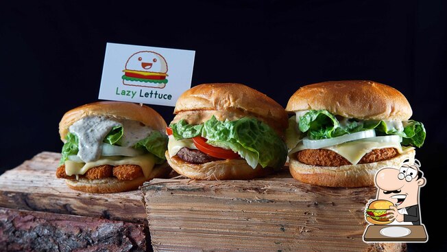Menu at Lazy Lettuce Burgers restaurant, Edinburgh