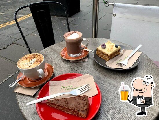 Menu at Southern Cross Cafe, Edinburgh
