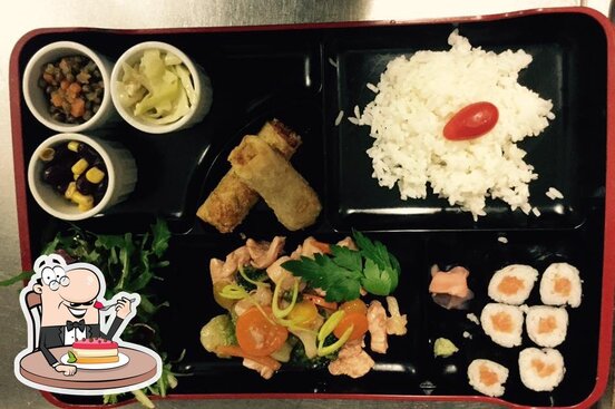 Menu at Bento Ya restaurant, Marseille