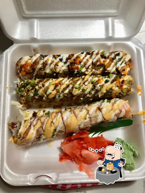 Menu at Aloha Sushi restaurant, Folsom
