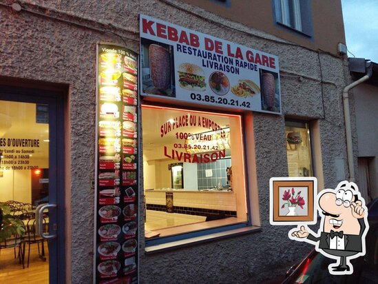 Menu au Kebab De La Gare Mâcon fast food, Mâcon