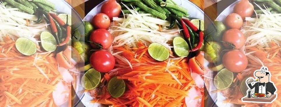 Menu at ร้านส้มตำ1 restaurant, Lam Pho