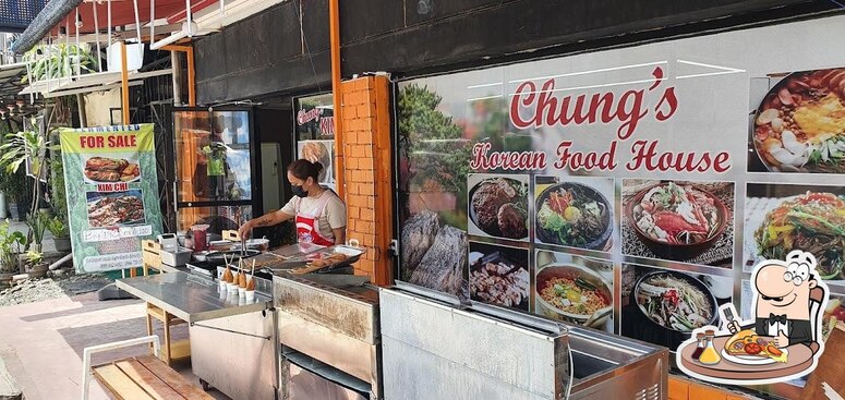 Menu at Chung's Korean Food House restaurant, Davao City