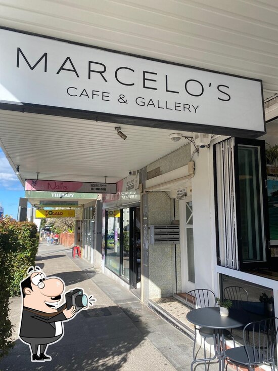 Menu at Marcelo's cafe and gallery, Bondi