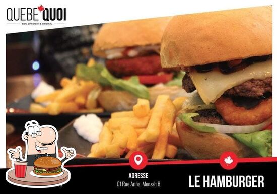 Menu at Quebe'Quoi restaurant, Ariana