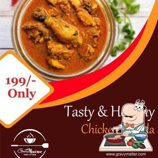 Menu at Gravy Matter, Bengaluru