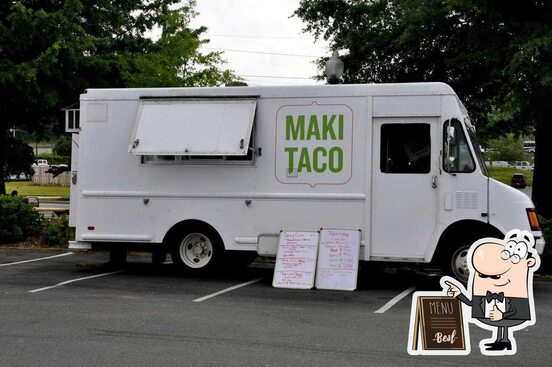 Menu at Maki Taco restaurant, Charlotte, Location Varies