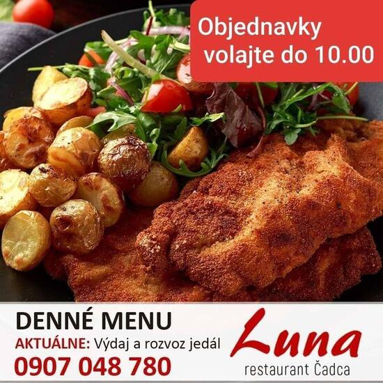 Menu at Reštaurácia Luna restaurant, Čadca