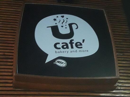 Menu at U Café cafe, Bang Phun