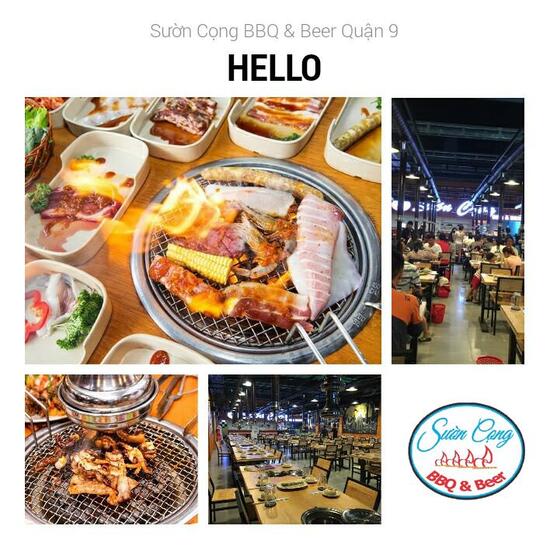 Menu at Sườn Cọng BBQ & Beer Quận 9, Ho Chi Minh City