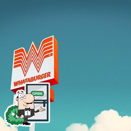 Menu at Whataburger fast food, Angleton