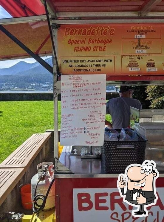 Menu at Bernadette's Fast Food, Juneau