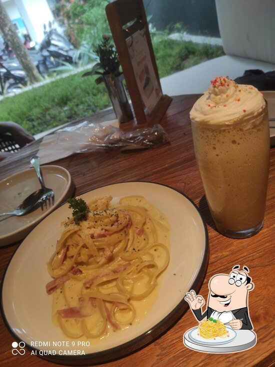 Menu at Grain Alley cafe, Malang