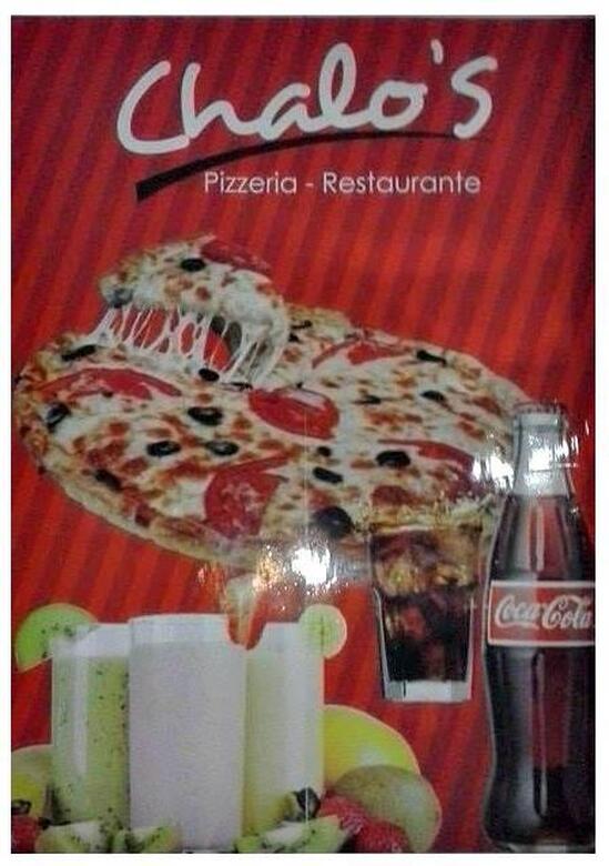 Menu at Chalos Pizza Restaurante, Montería