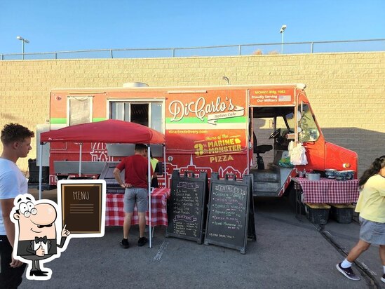 Menu at DiCarlo's Food Truck restaurant, Twentynine Palms