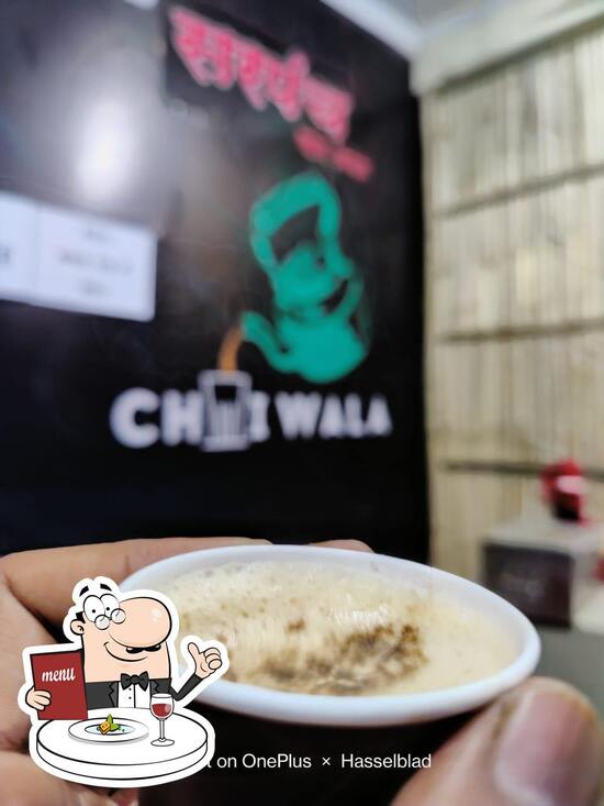 Menu at Sarpanch Chai Adda, Jaipur