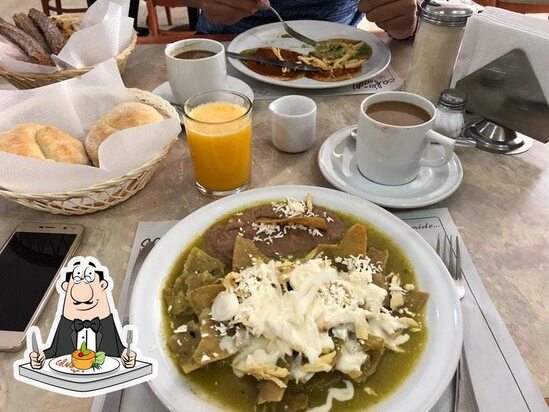 Menu at Cafe Mío, Puebla City