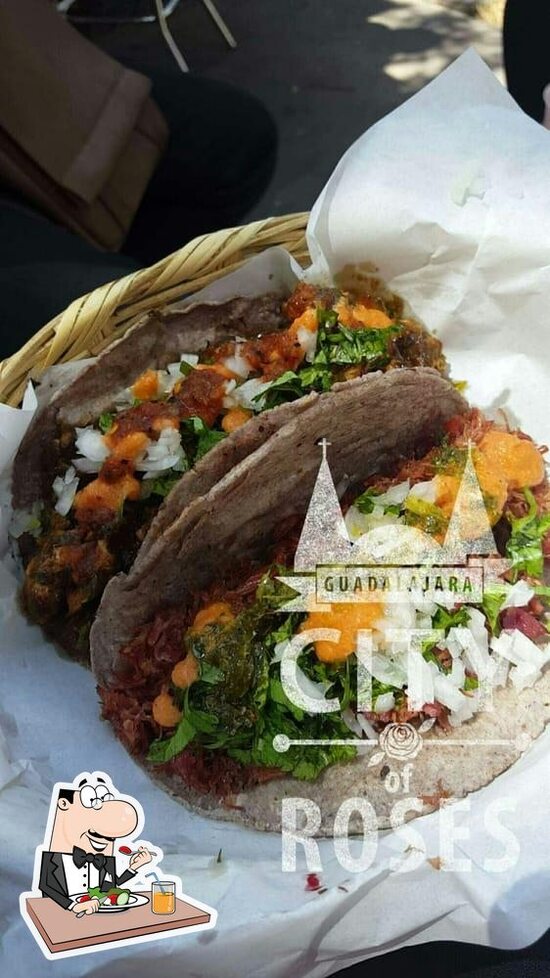 Menu at Tacos La Choza restaurant, Guadalajara, C. Miguel de Cervantes ...