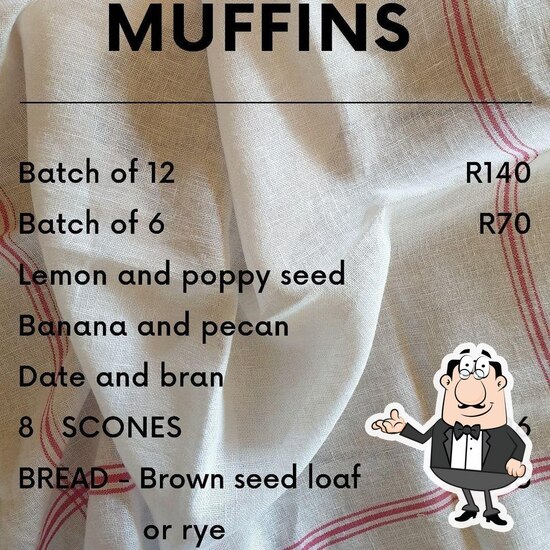 Menu at Salome's Grapevine cafe, Citrusdal