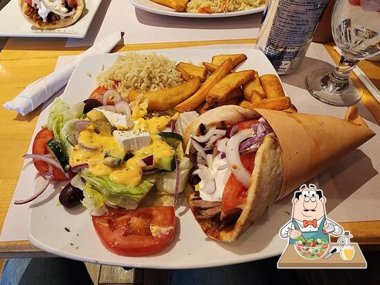 Menu at Souvlaki Vieux Grec restaurant, Laval