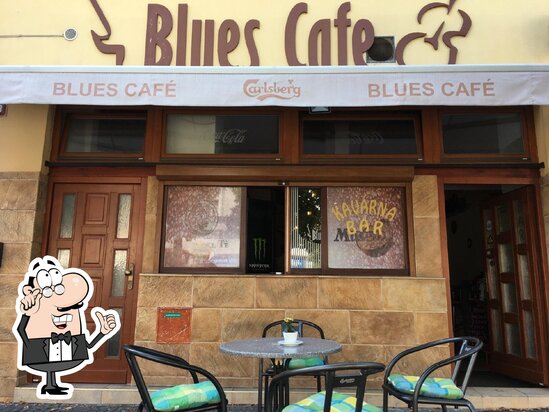 Menu at Blues Cafe, Mlada Boleslav