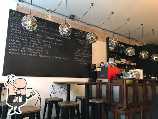 Menu at Gunpowder Spitalfields restaurant, London