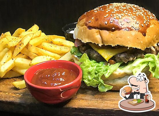Menu at Online burger, Istanbul
